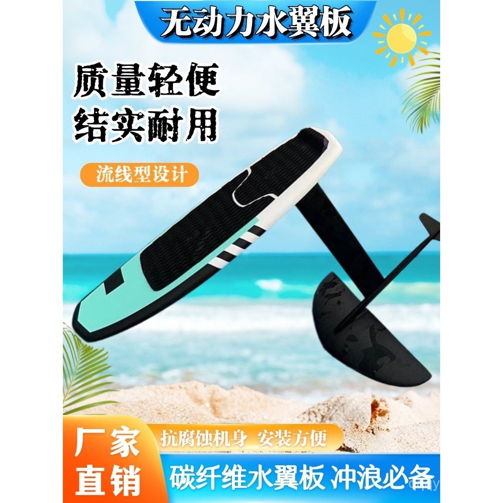 Standing Unpowered Hydrofoil Wing Board sup Surfing Carbon Fiber Kite ...