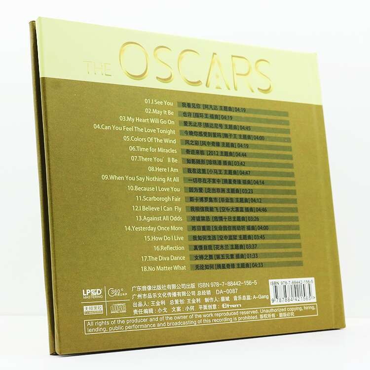 Genuine Vinyl English Song Music CD Disc Oscar Century Classic Album ...