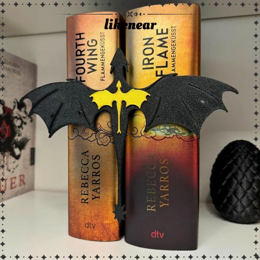 LIKENEAR Book Insert - Fourth Wing Dragons, Handmade Flying Dragon ...