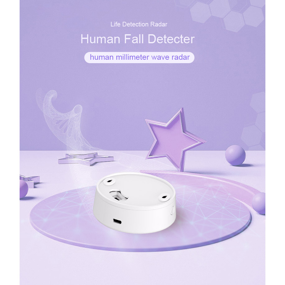 Gantch Millimeter wave radar smart fall alarm monitor Tuya Smart Life ...