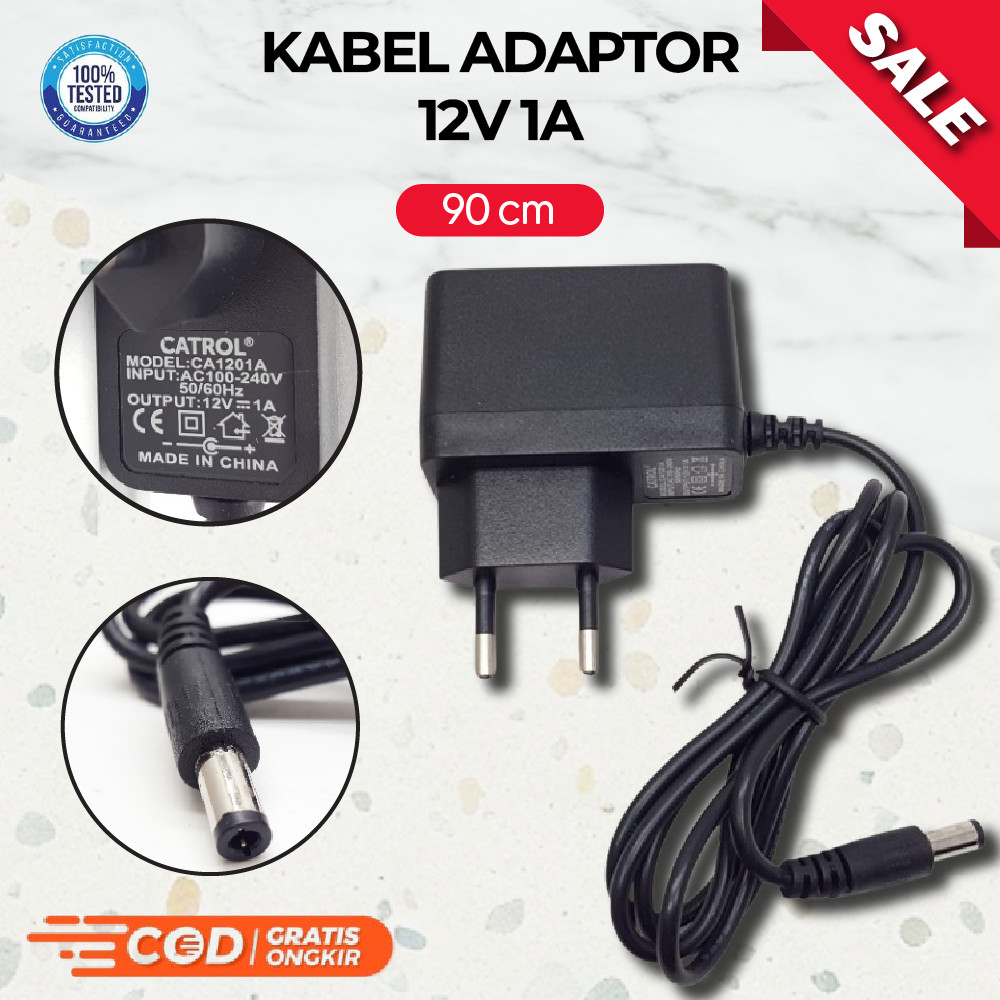 Adapter STB ZTE CCTV ROUTER MODEM 12V 1A POWER SUPPLY ADAPTER 12V 1A ...