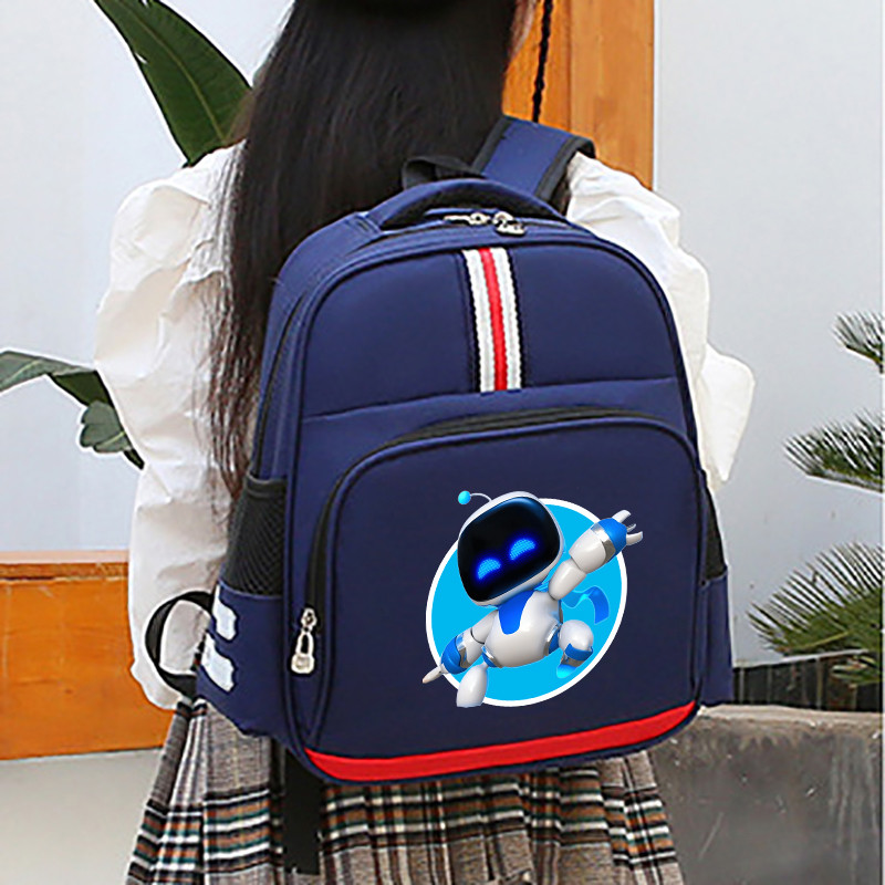 Astro Bot Kids Anime Cute Backpack Boy Cartoon Schoolbag Girl Fashion ...