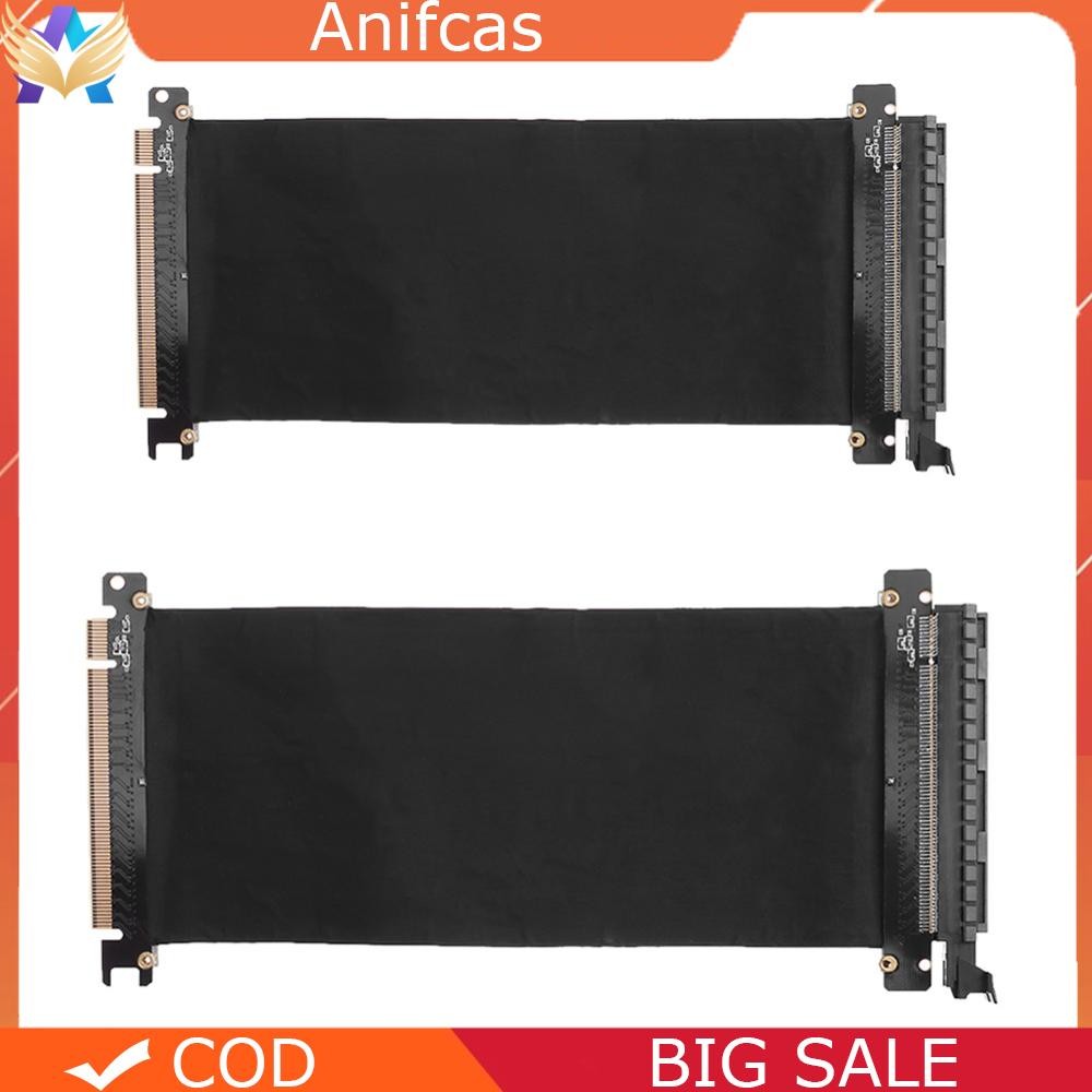 PCIe 3.0 16X Extension Cable 180 Degree PCIe 16X to 16X Flexible Riser ...