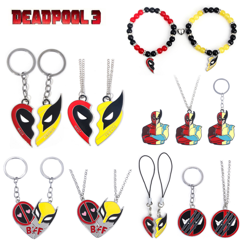 Trendy Deadpool 3 Wolverine Marvel Comics Keychain linked with Best ...