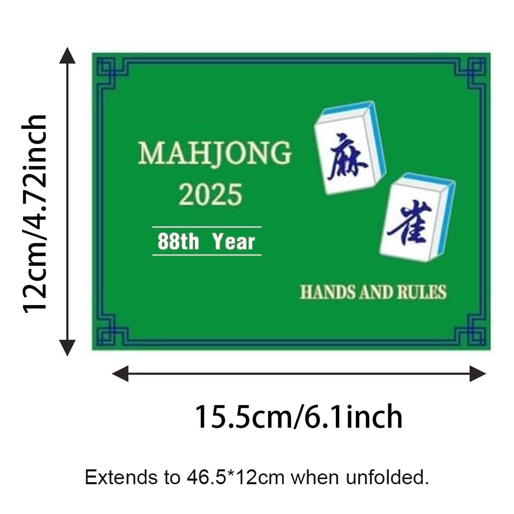 Ready Stock 2025 Mahjong Cards Hands And Rules Mahjong Cards Mahjong ...