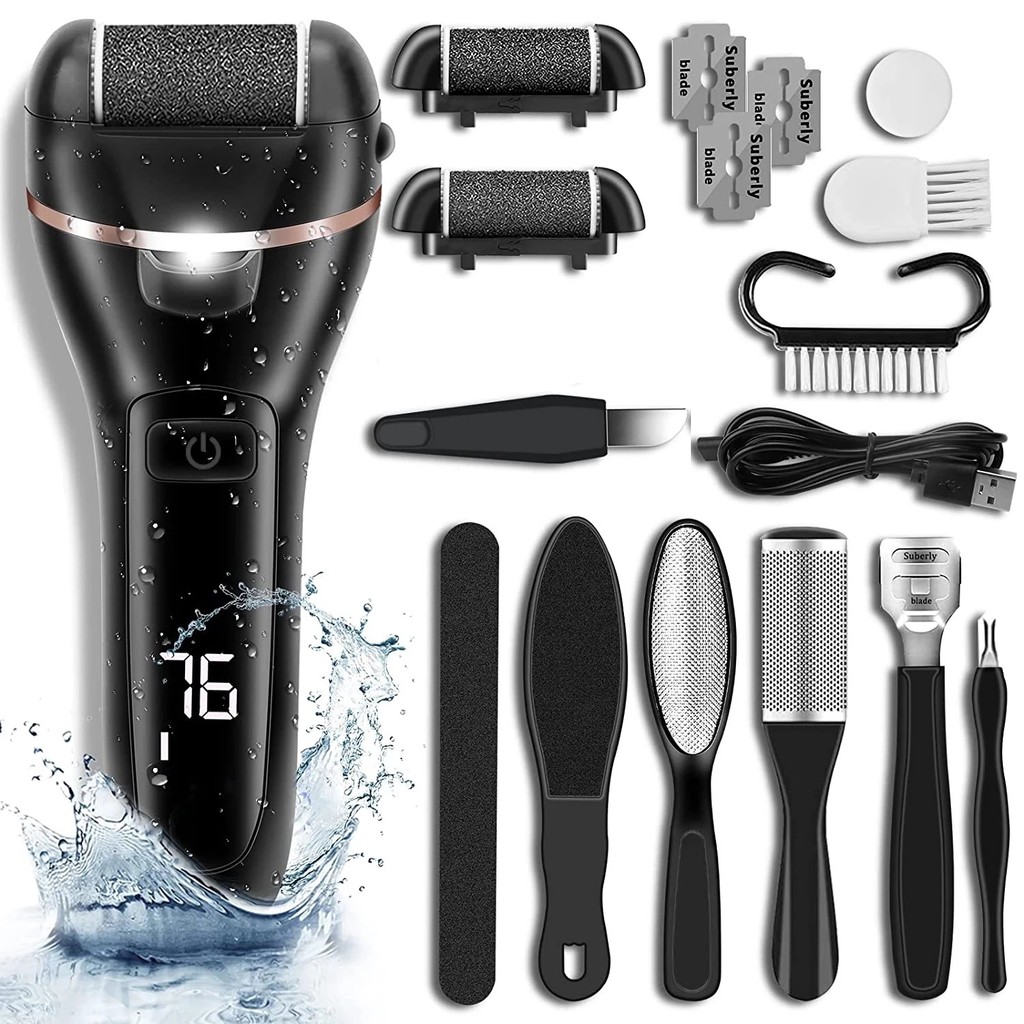 Electric Callus Remover, Foot Grinder Rechargeable Foot File Hard Skin ...