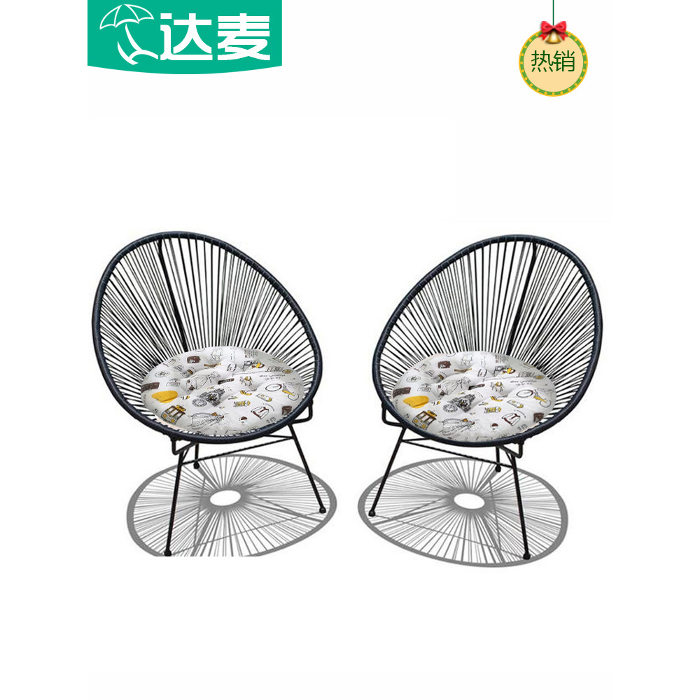 Kerusi Rotan Luaran Set Tiga Keping Kerusi Balkoni Taman Patio Kafe ...