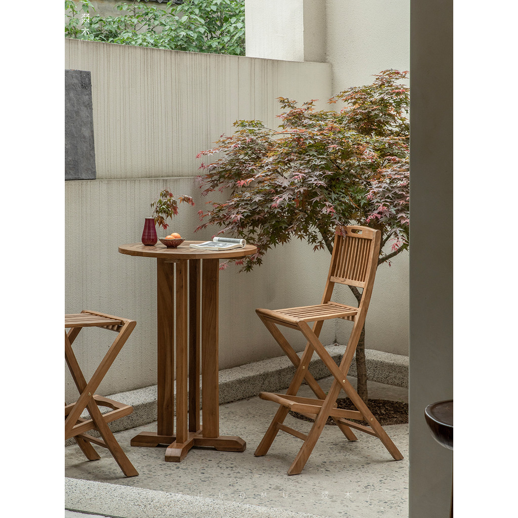 Kayu Ba | Gabungan Meja dan Kerusi kaunter bar Luar \ Indonesia ...