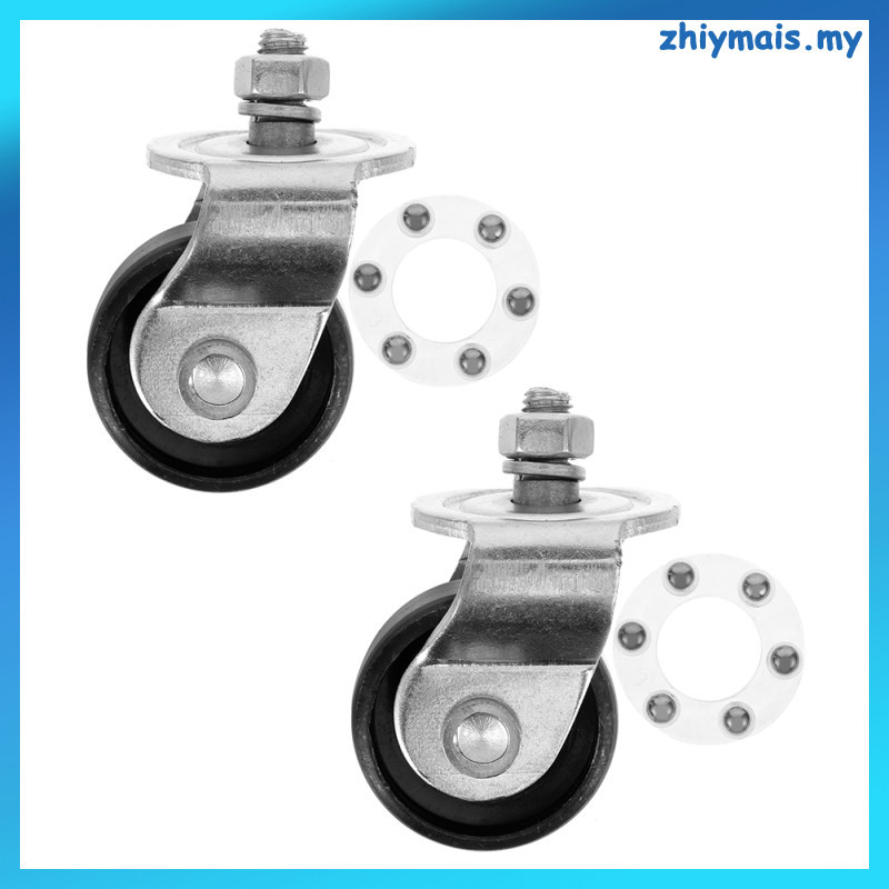 2 Pcs Trailer Jacks Caster Wheel Electric for Car Heavy Duty Wheels ...