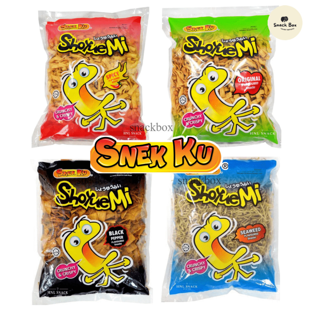Snek Ku Shoyuemi Original/Seaweed/Spicy/Black Pepper (500g / 1kg ...