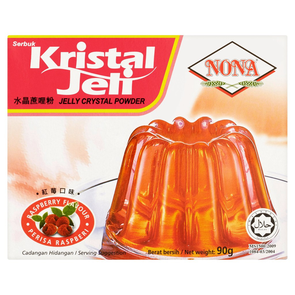 Nona Crystal Jelly Powder Raspberry Flavour 90g | Shopee Malaysia