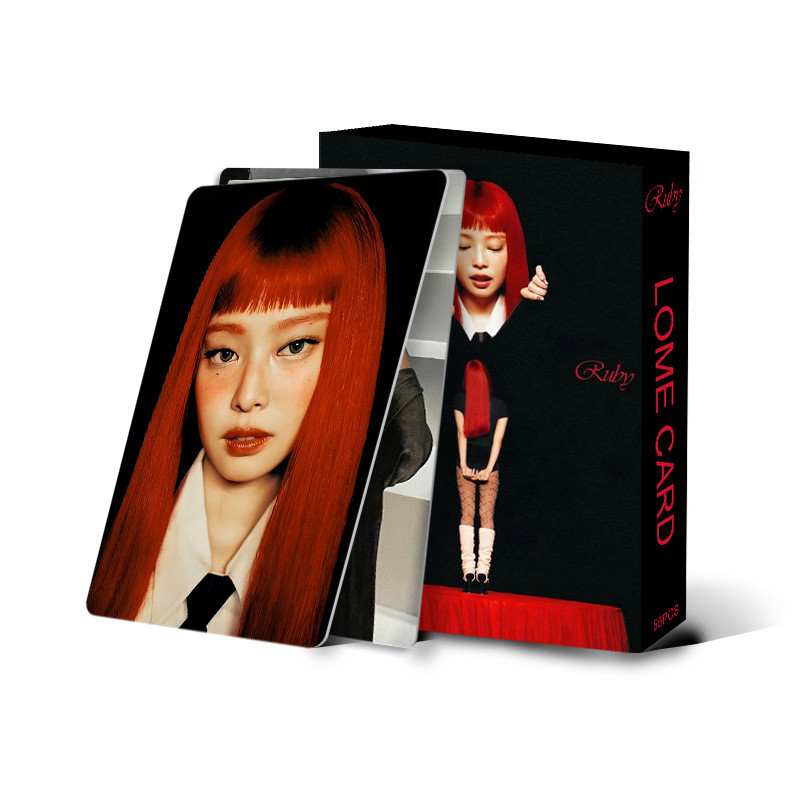 55pcs BP Jennie Ruby Lomo Cards Lisa Alter Ego BORN AGAIN JISOO ...