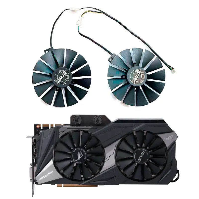 ASUS ROG-POSEIDON-GTX 1080Ti-P11G Graphics Card Cooling Fan T129215SM ...