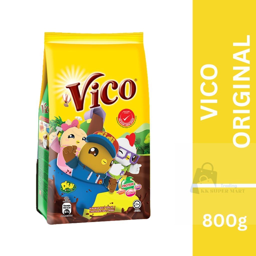 VICO Malt Chocolate Powder Drink Minuman Coklat (800g/900g/1kg ...