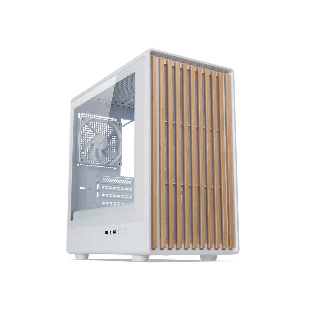 TECWARE Timber M Micro-ATX PC Case - Black/White | Shopee Malaysia