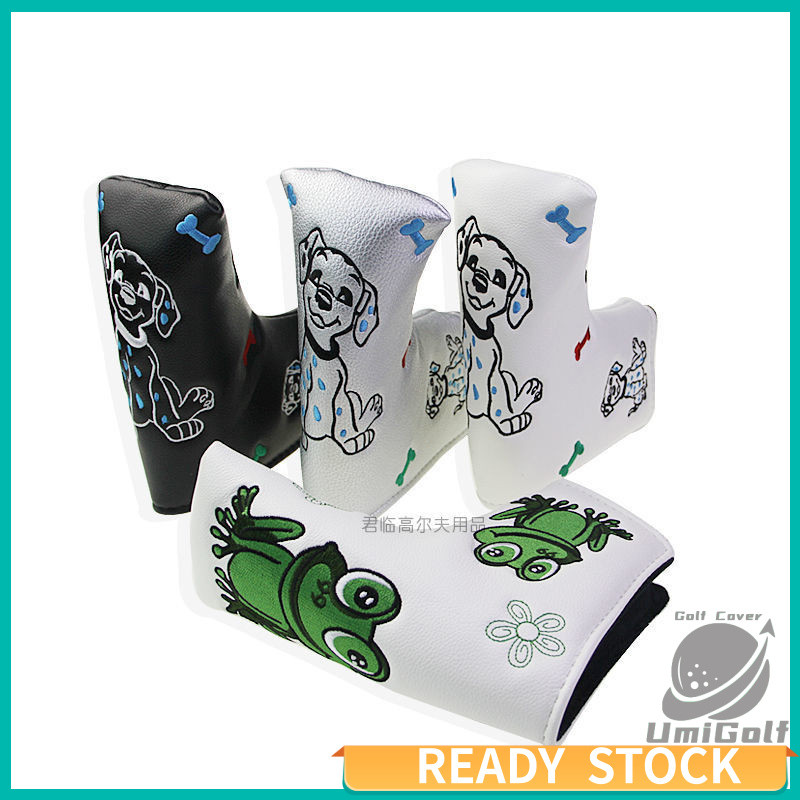 Golf Putter Cover Cartoon Embroidered Putter Cover Waterproof Putter ...