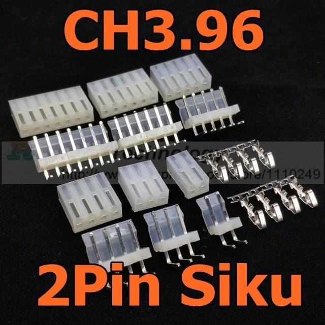 SIKU 2p Elbow Connector CH3.96 2 pin One Complete Set | Shopee Malaysia