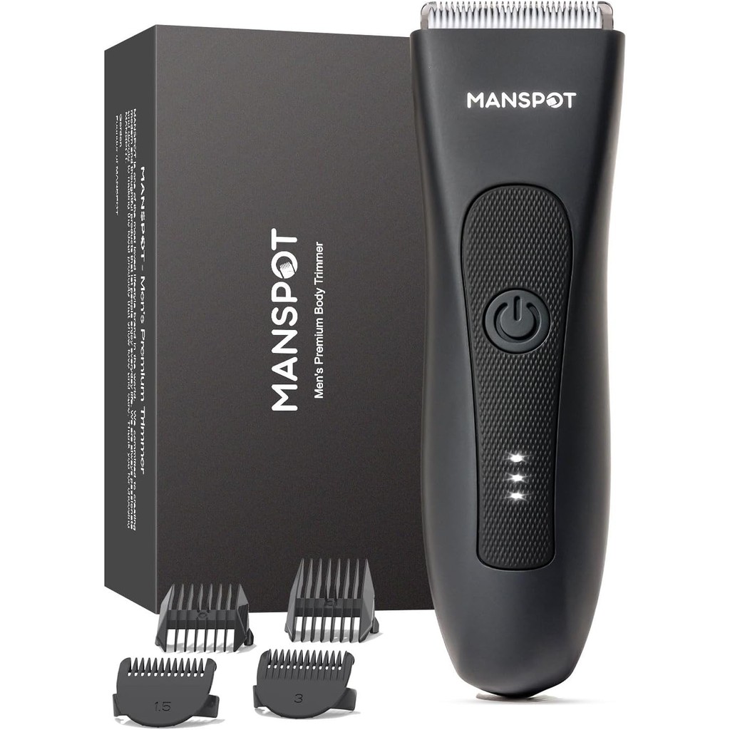 MANSPOT Manscape Groin & Body Hair Trimmer for Men, Electric Ball ...