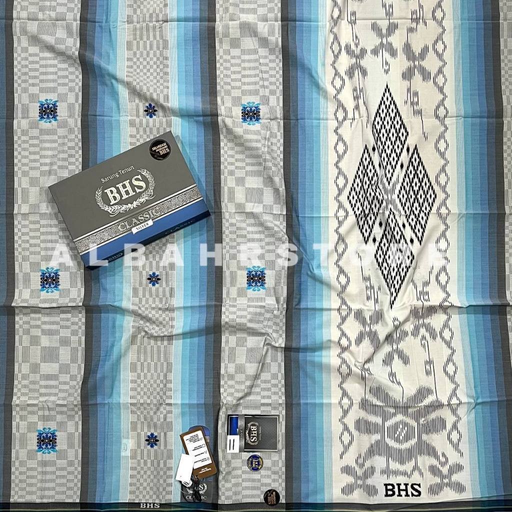 BHS Classic Silver Gold Songket Cover Complete with Labels, Stickers ...