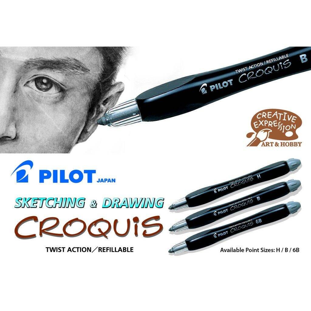 Pilot Pen Graphite Croquis Refill | Shopee Malaysia