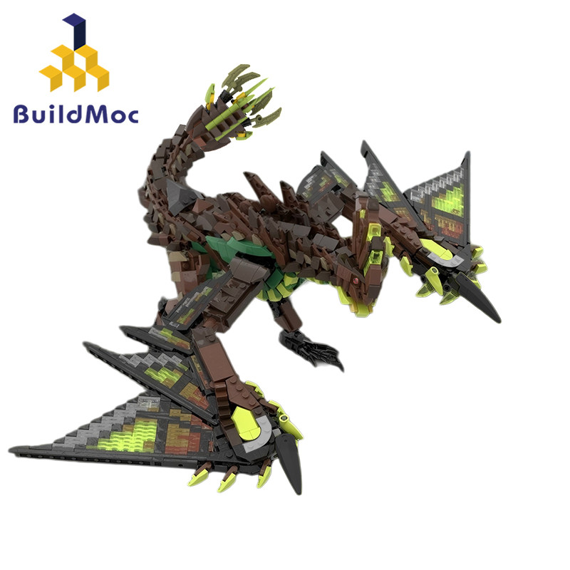 Monster Hunter model Astalos Building Blocks Assembly educational Toys ...