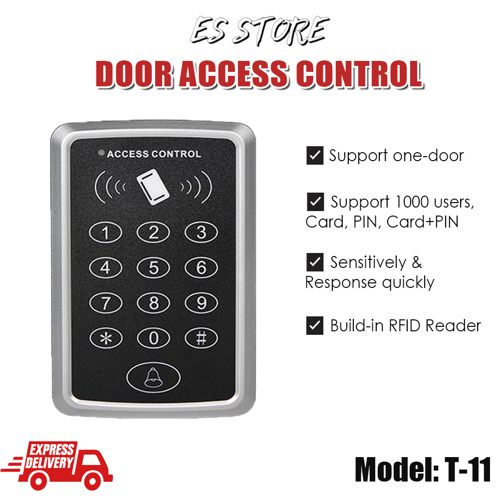 RFID/125KHz T-11 ID Card KEYPAD Access Control T11 Door Access Control ...