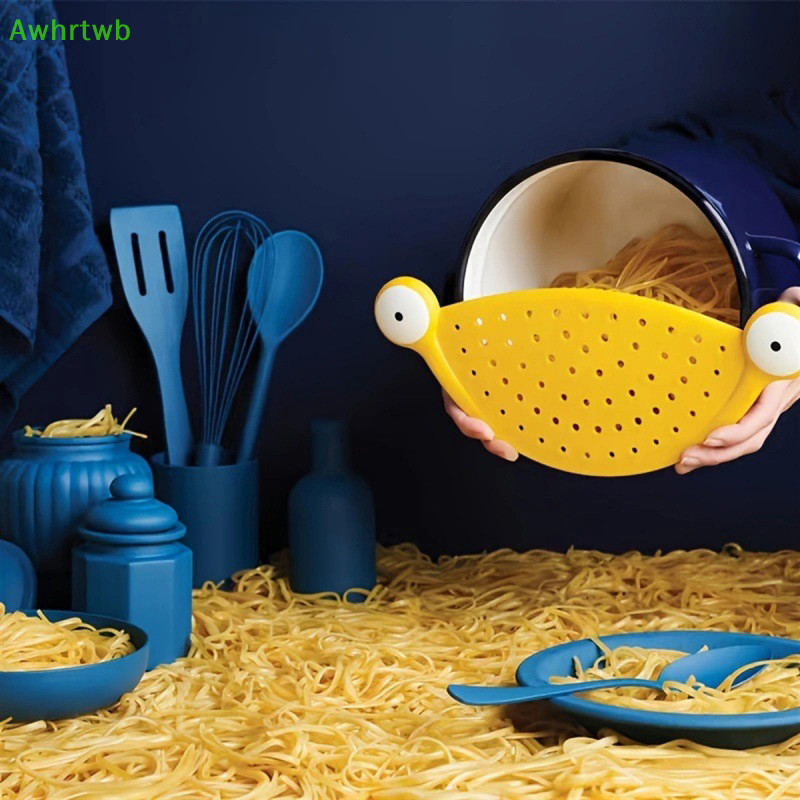 Awhrtwb Cartoon Eyes Pan Pot Strainer Plastic Pasta Spaghetti Practical ...