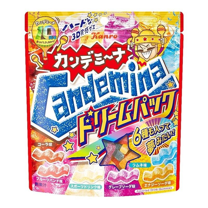 KANRO KANDEMINA Gummi Dream Pack 152g x 4 | Shopee Malaysia