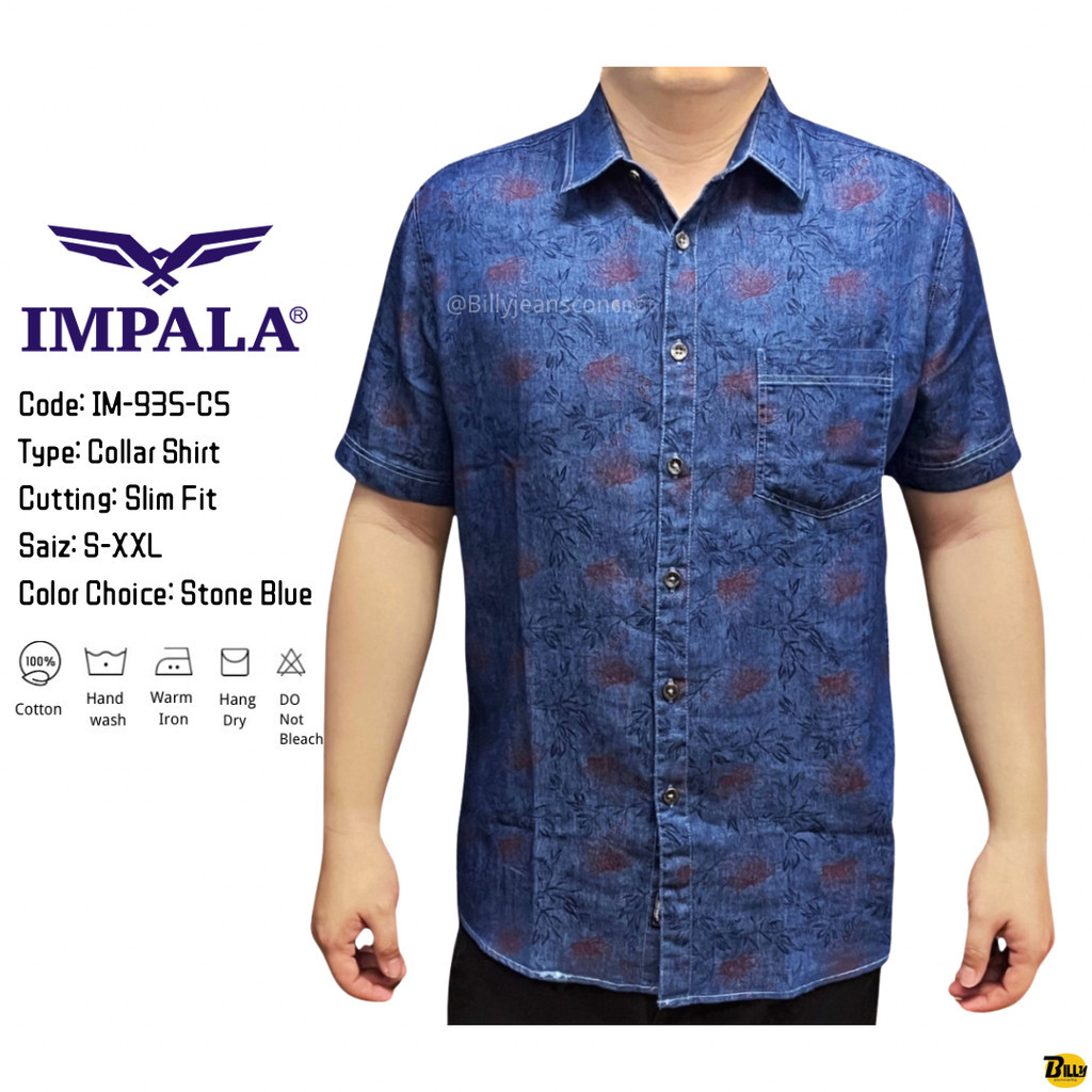 IMPALA Brand Men’s Slim Fit Casual Collar Shirt with pocket ( IM-935-C5 ...
