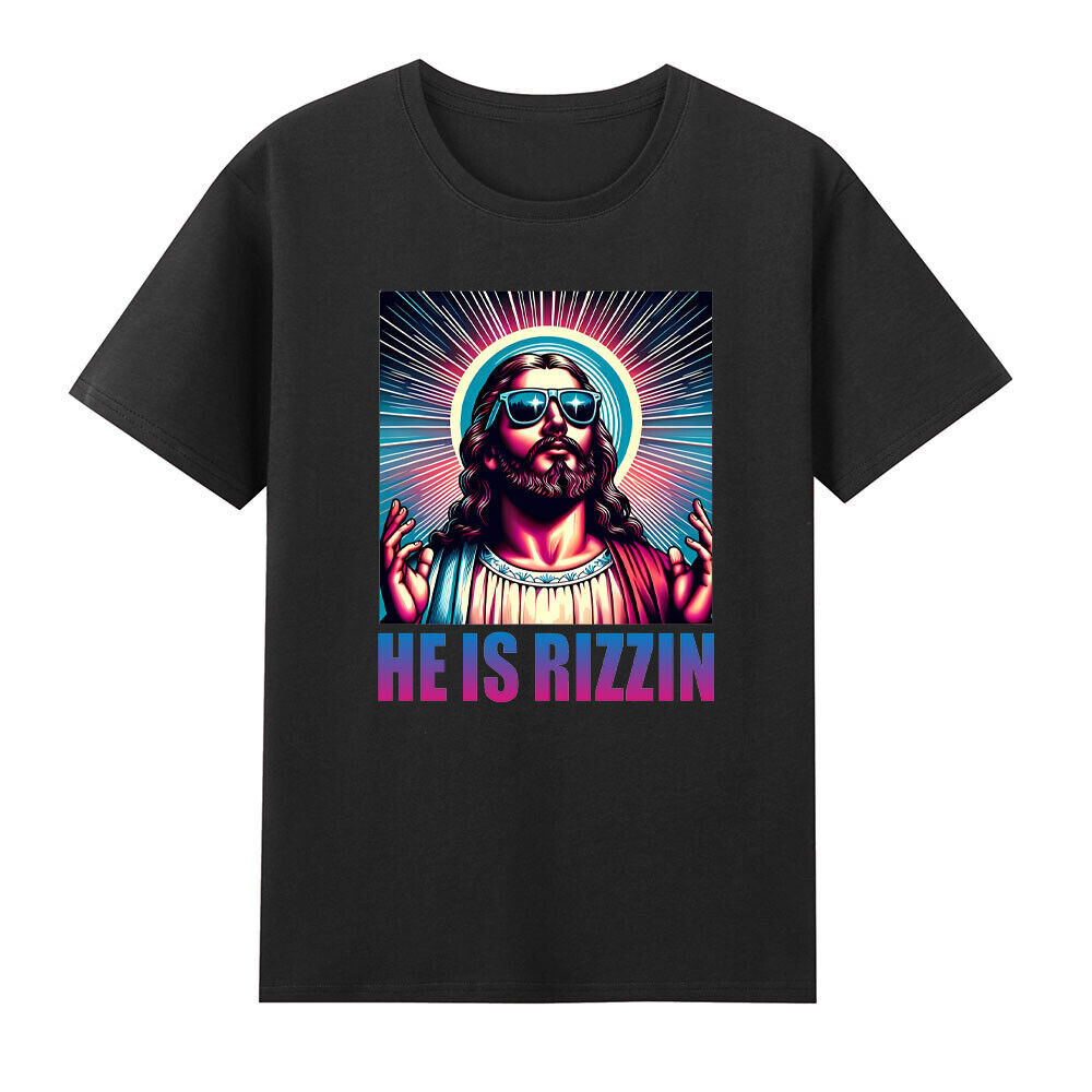 He Is Rizzen Jesus Is Rizzen Funny Religious Christian Humor Faith Men ...