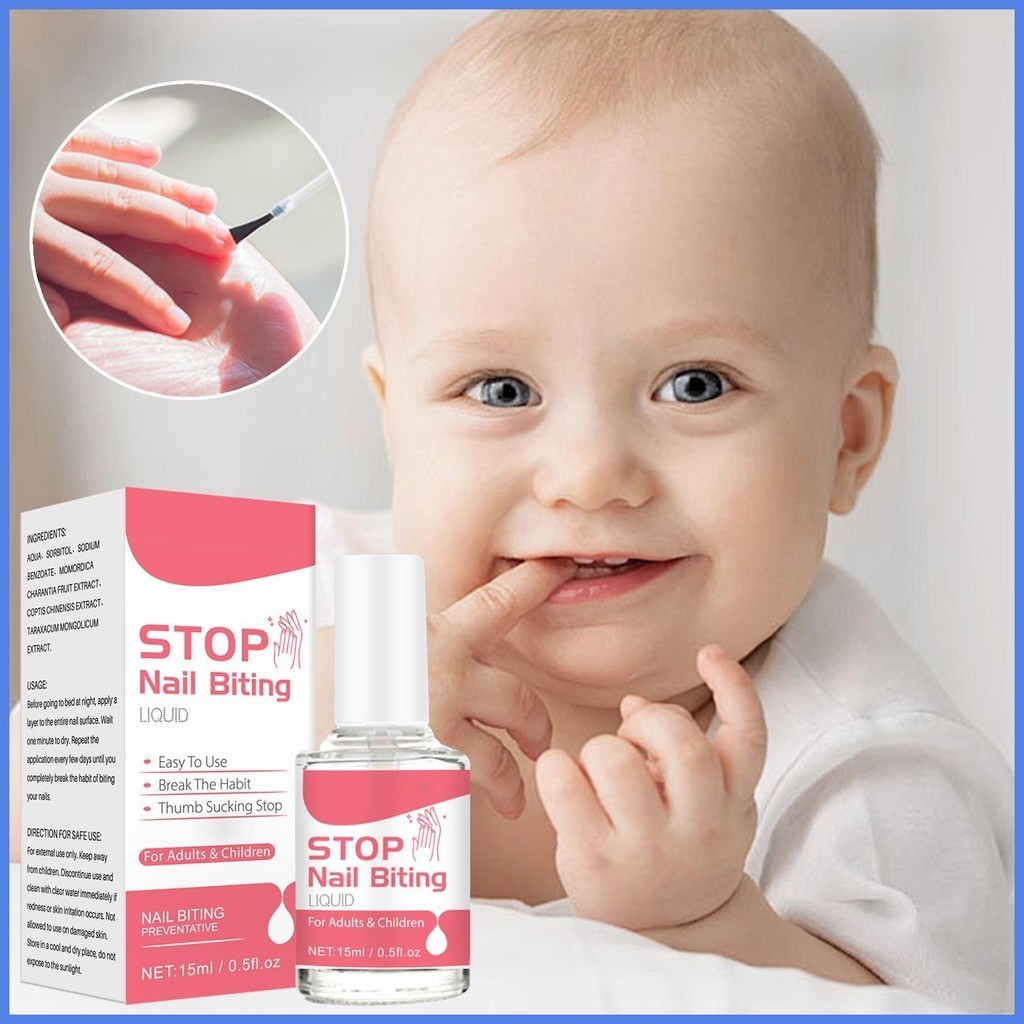 Anti Nail Biting Polish For Kids 0.5fl oz Nail Biting Polish ...