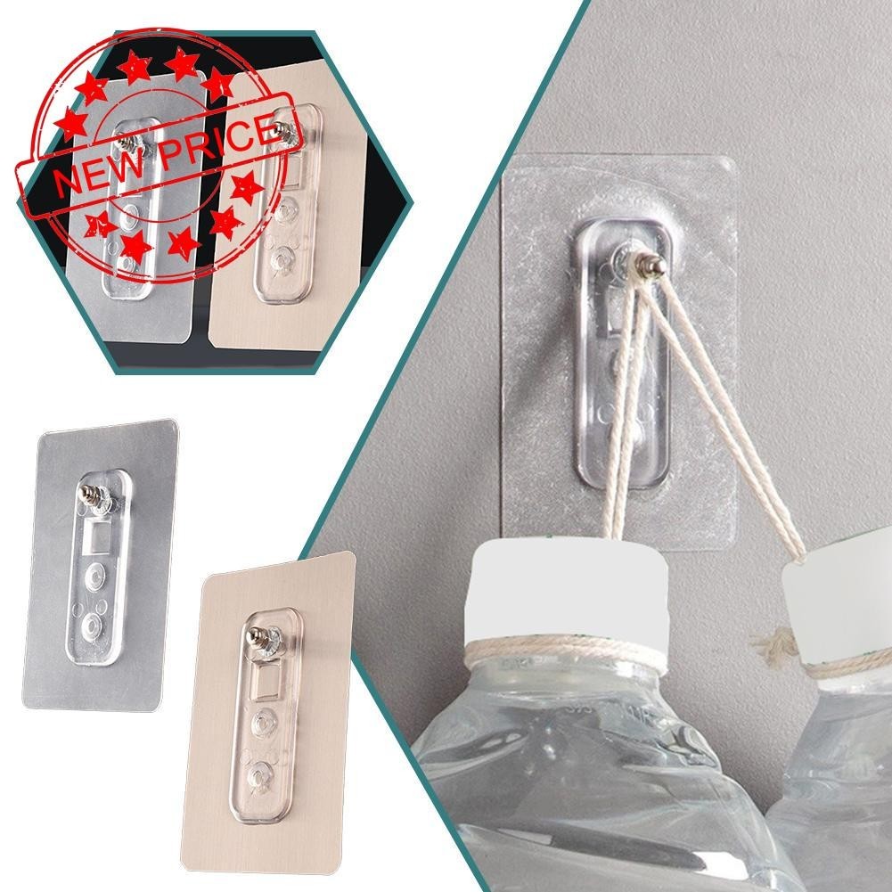 Adhesive Wall Screws Hanging Nails Wall Hook Self Adhesive No Drilling ...