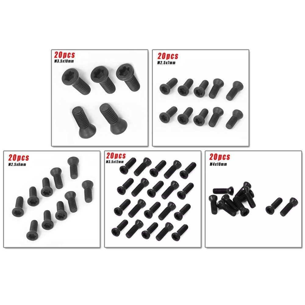 Carbide Insert CNC Lathe Tools Set of 20pcs Torx Screws for Enhanced ...