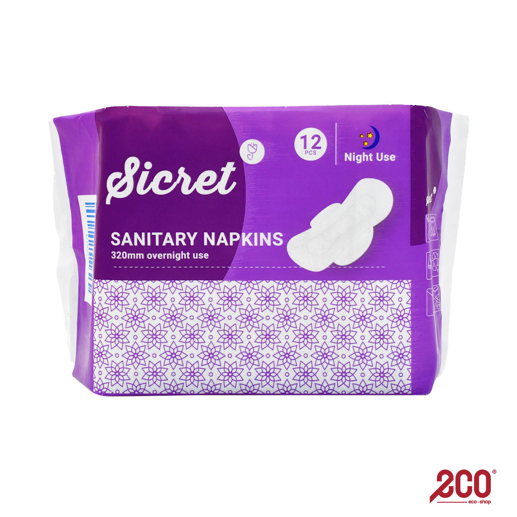 Sicret Night Use Sanitary Napkins (320mm) - AC-L006-T01-06 - AC-L006 ...