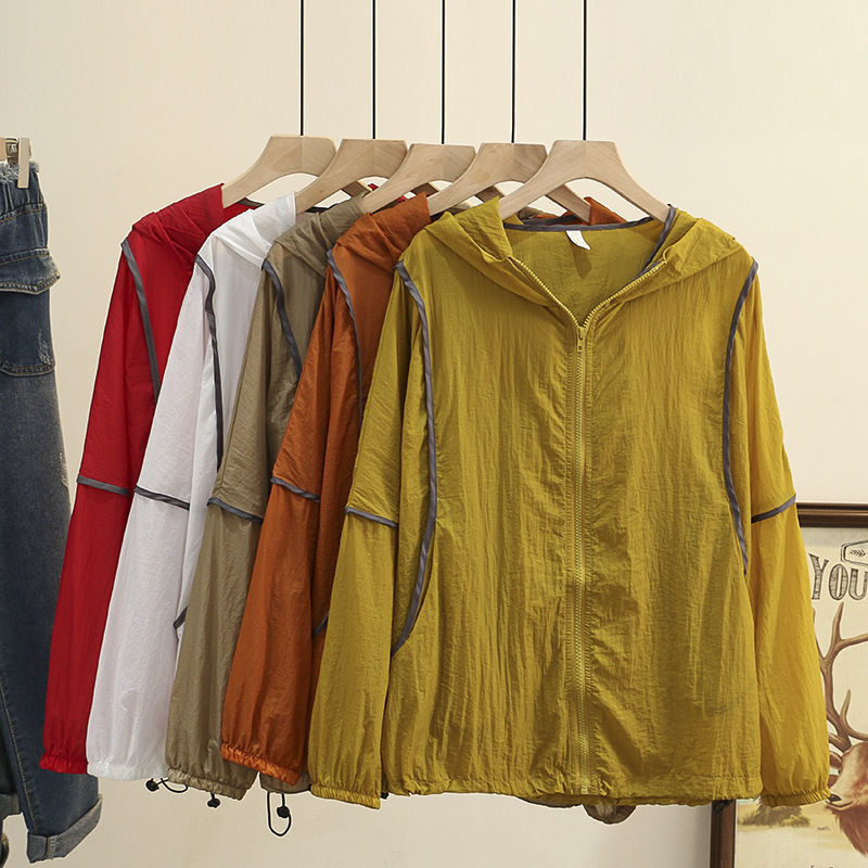 Women's Jackets Spring and Summer Thin Quick-drying Sunscreen Jackets ...