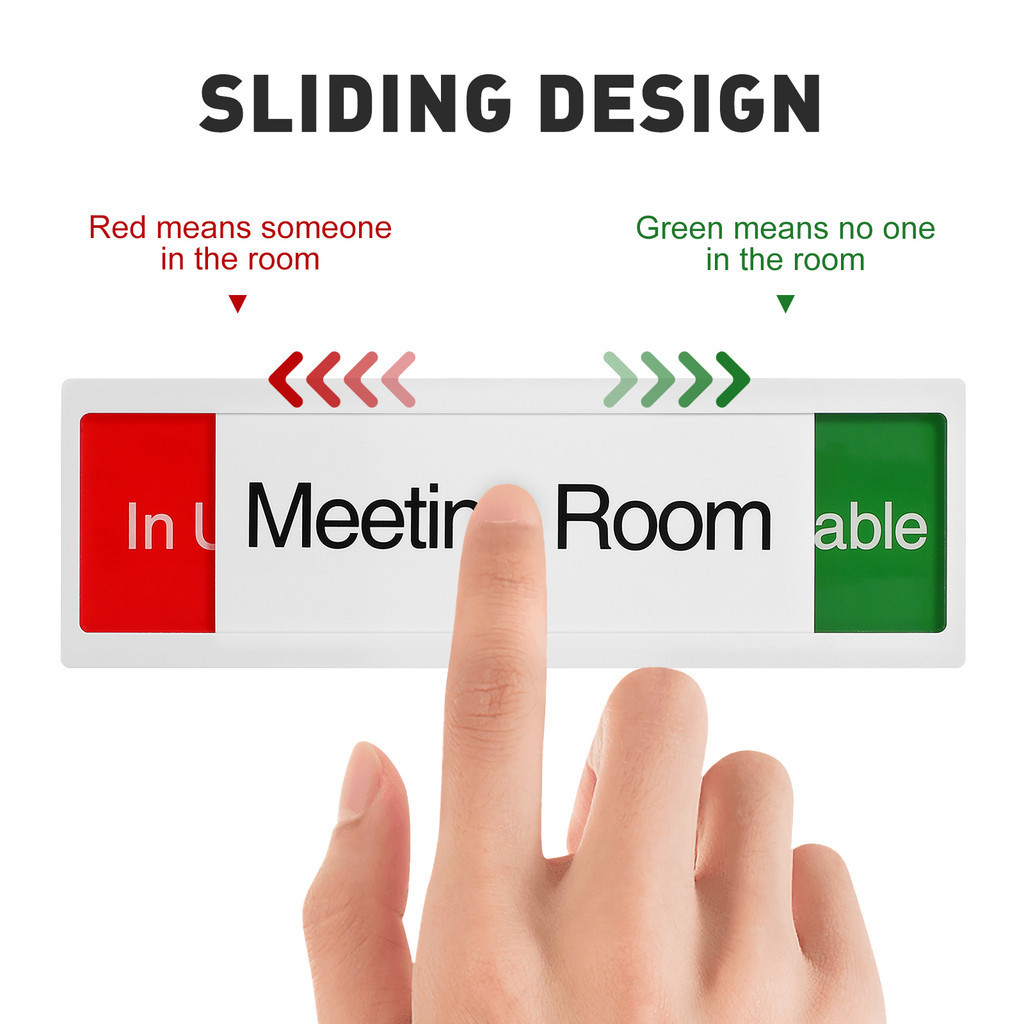 【in stock】 Slide Privacy Sign Office Signage for Door Meeting Room ...