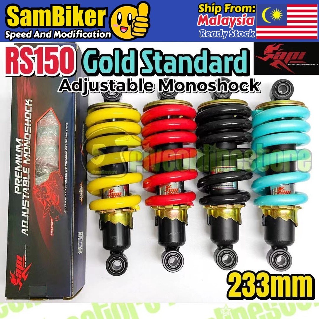 Monoshock API Racing Honda RS150 RS 150 Monoshock 233MM Mono Rear Shock ...