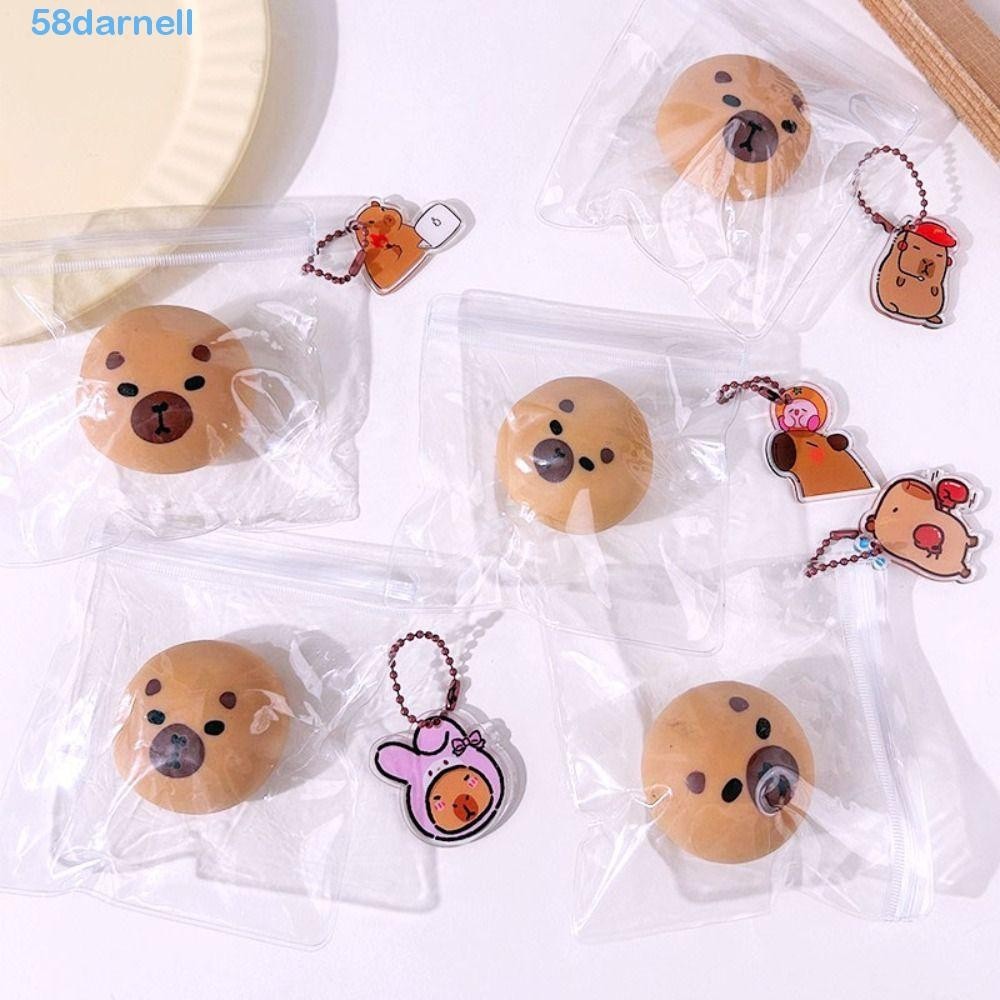DARNELL Capybara Slow Rebound Toy, Expression Ball Soft Capybara ...