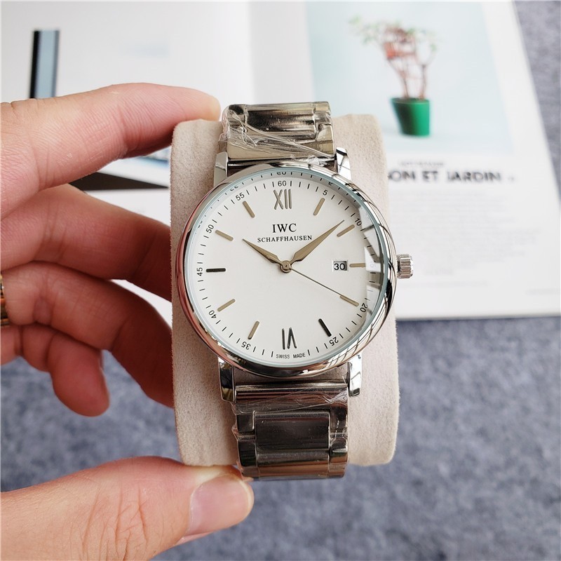 Iwc IWC Mechanical Movement Waterproof Men's Watch Rui Watch Stainless ...