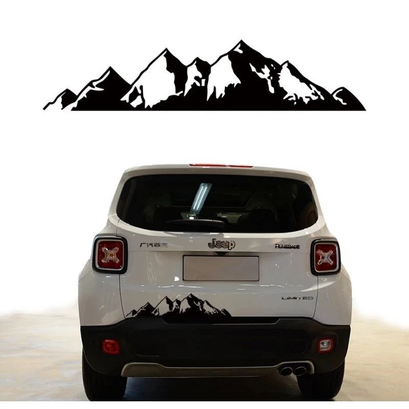 Car cutting sticker Car sticker Variation Side body sticker Jeep Hilux ...
