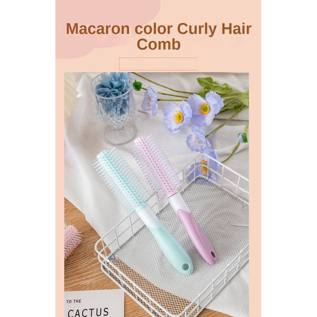 Long hair styling comb fluffy curling roll Berus pembentukan rambut ...