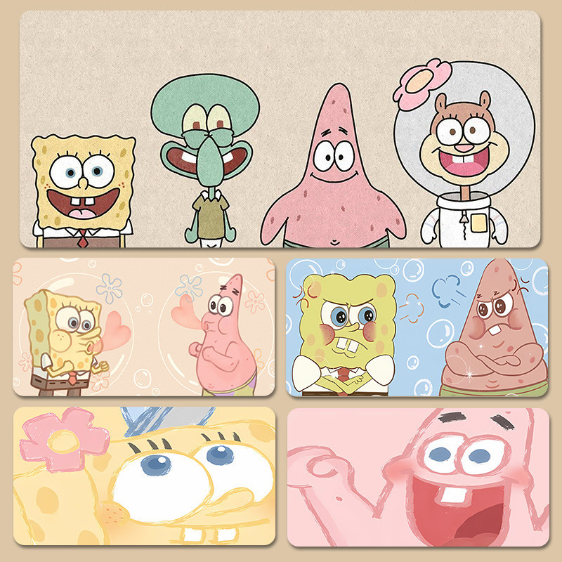 SpongeBob SquarePants Mouse Pad Large Patrick Star Cute Cartoon Office ...