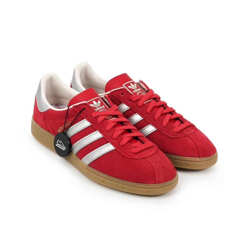 Adidas Munchen Scarlet Red Gum | Shopee Malaysia
