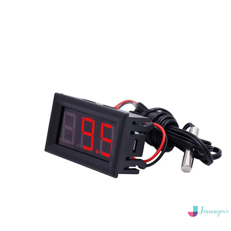 [Jonsunyour] 12V Electronic Thermometer Digital Display Thermometer ...