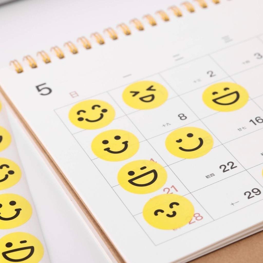 Cute Smiling Face Expression Children Reward Stickers Confession ...
