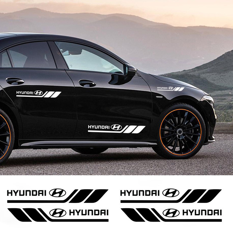 A Pair Installed Door Side Stickers Suitable for Hyundai Ioniq 5 Kona ...