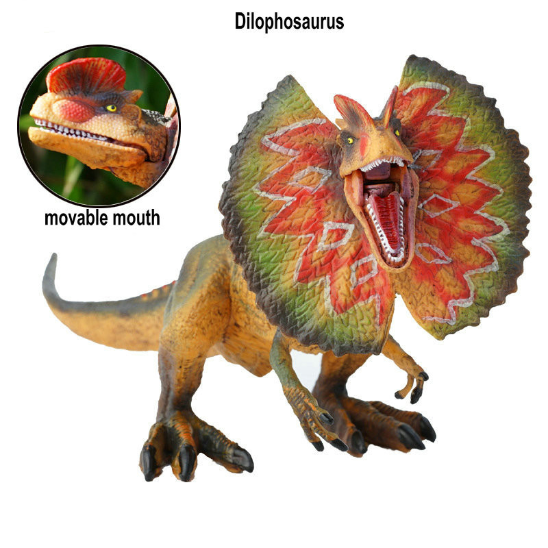 Lifelike 24CM Dilophosaurus Movable Mouth Action figure Jurassic World ...