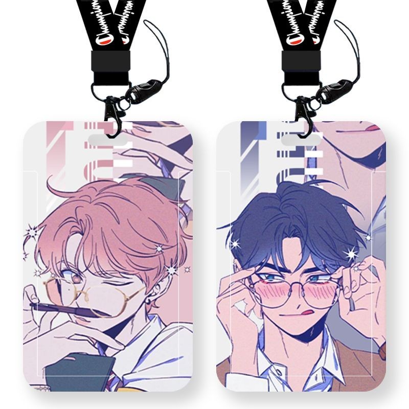 Student Campus Card Holder Retro High School Students Work ID Holder ...