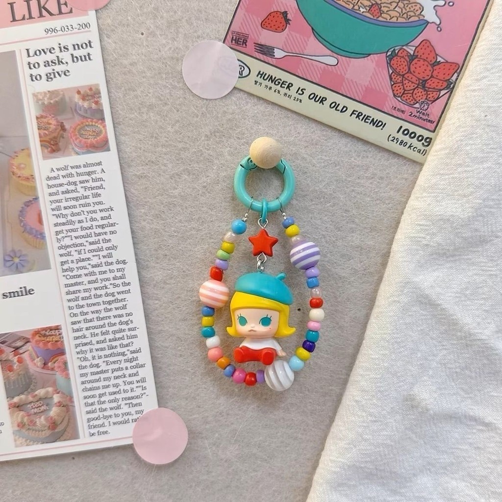Cartoon Cartoon Creative Keychain Seated Posture Posture Posture ...