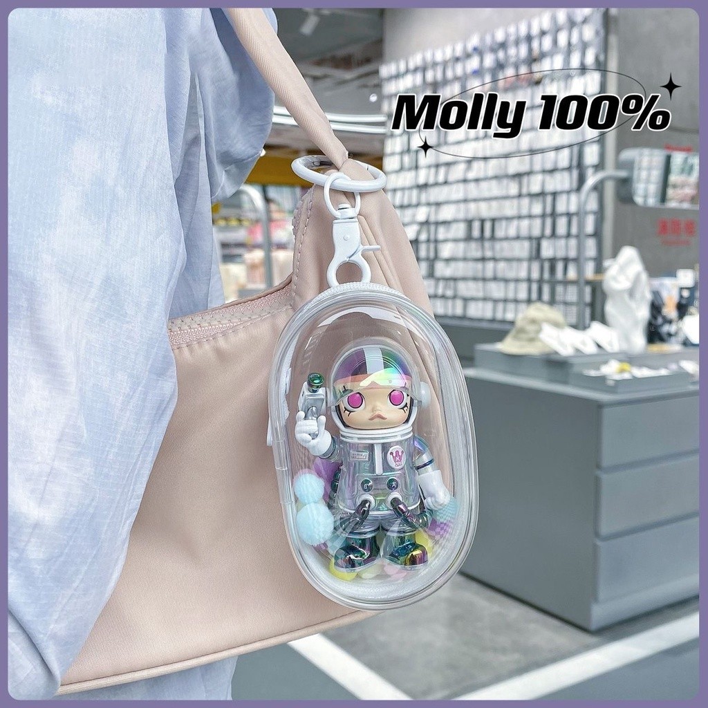 Anime Doll Display Keychain Box Transparent Blind Box Pouch Wallet ...